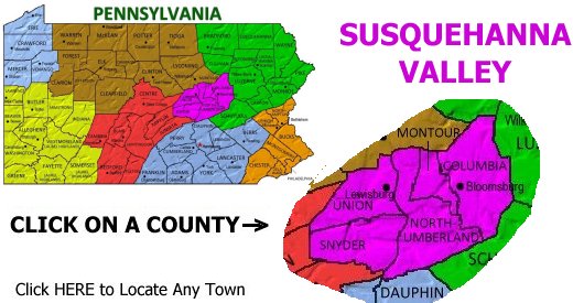 Susquehanna Valley bed and breakfasts, vacation rentals, campgrounds ...